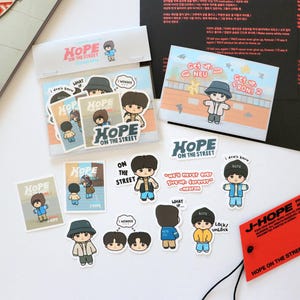 Hope on the Street J-HOPE Sticker Pack | Bangtan Hobi, Neuron, on the ...