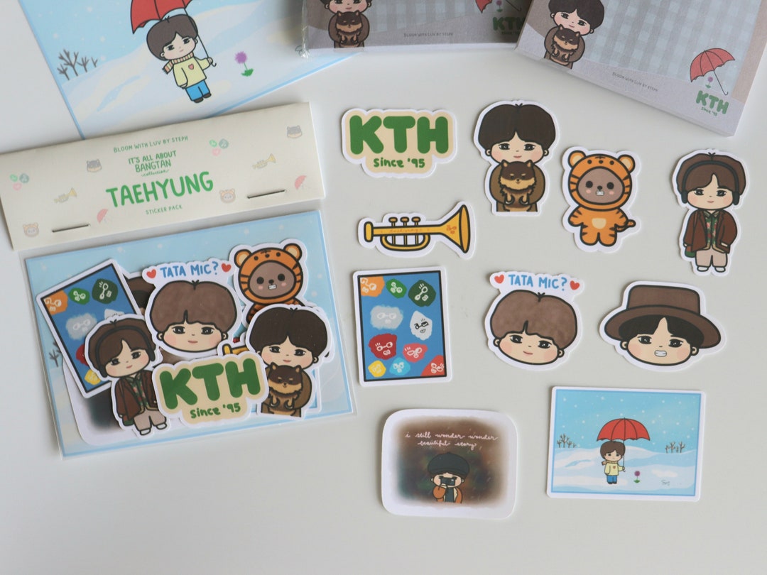V Taehyung Sticker Pack - It's All About Bangtan Collection | Taecore ...