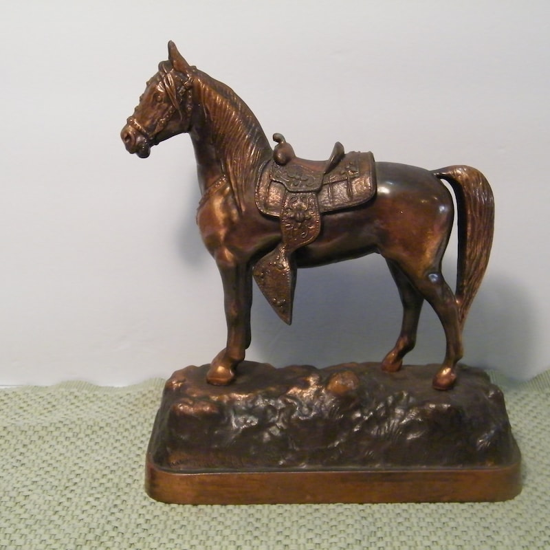Copper Horse Sculpture - Etsy