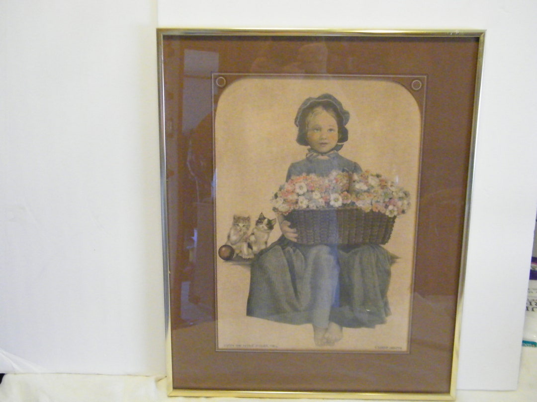 Robert Gentry Litho the Flower Girl Hand Signed and Numbered 25 of 150 ...
