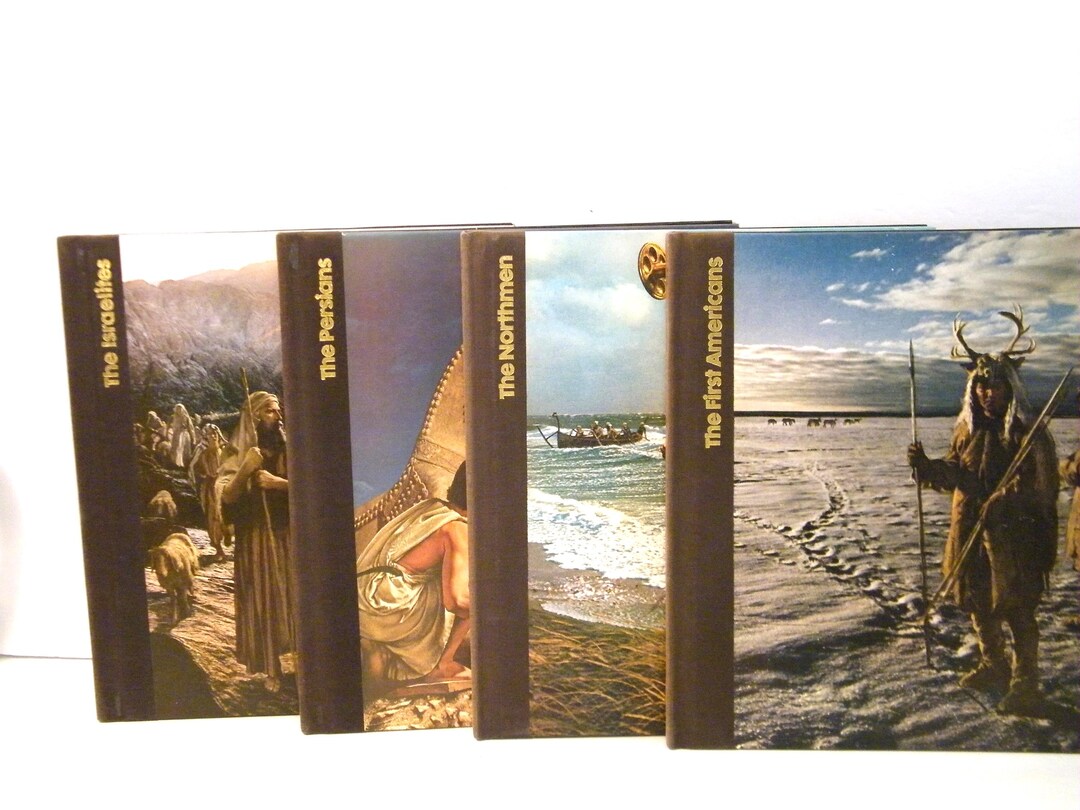 4 Time Life Emergence of Man Books From 1970s, Vintage ,hard Cover With ...