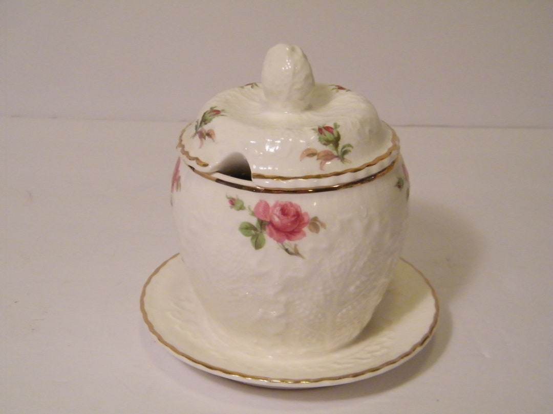 Princess Rose Relish Condiment Dish by Erphila, Vintage Covered Bowl ...