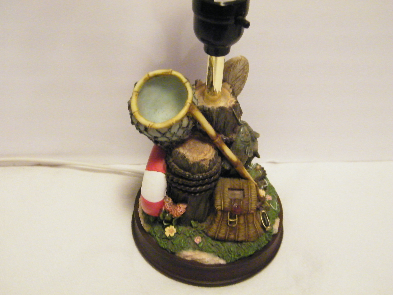 Gone Fishing Table Lamp Without Shade Vintage Fishing Themed - Etsy