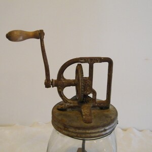 Dazey Glass and Metal Butter Churn 60 B, is 4 Quart Volume, Antique ...