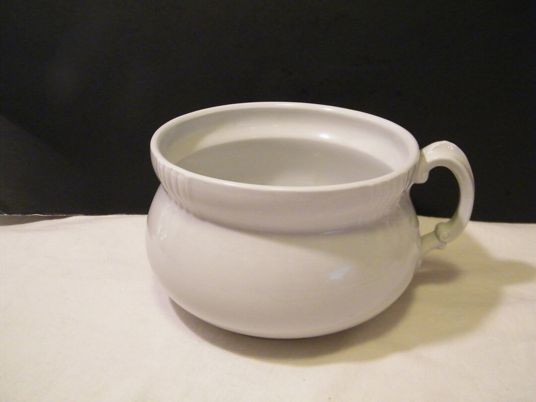 Antique Ironstone Chamber Pot by John Edwards England Late 1800s ...