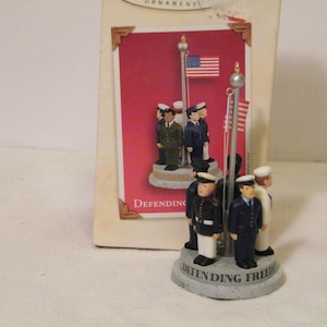 Hallmark Patriotic Defending the Flag Keepsake Ornament, Vintage 2003 ...