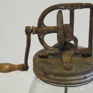 Dazey Glass and Metal Butter Churn 60 B, is 4 Quart Volume, Antique ...