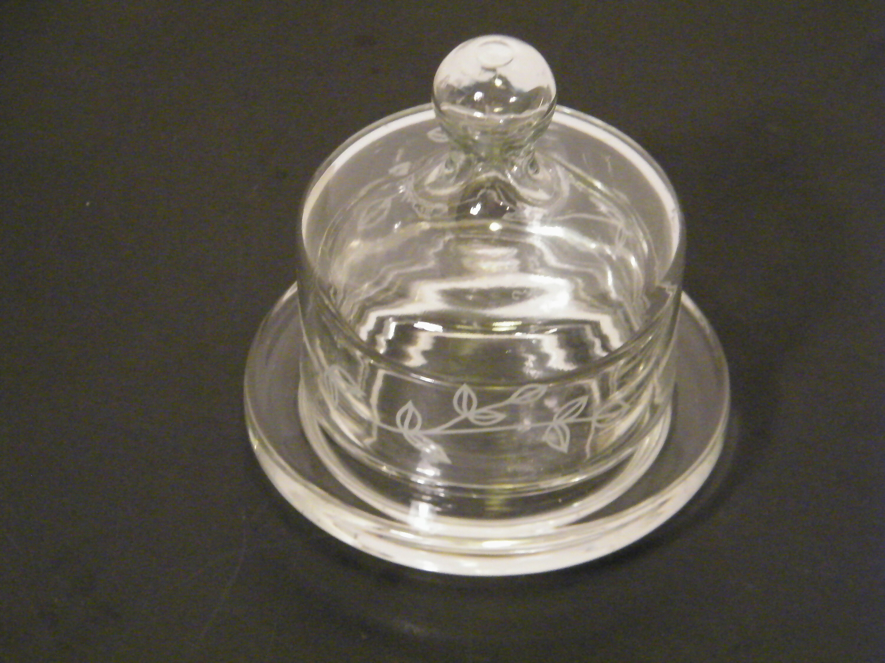 Heritage Collection Cheese Dish Vintage Princess House Covered Glass ...