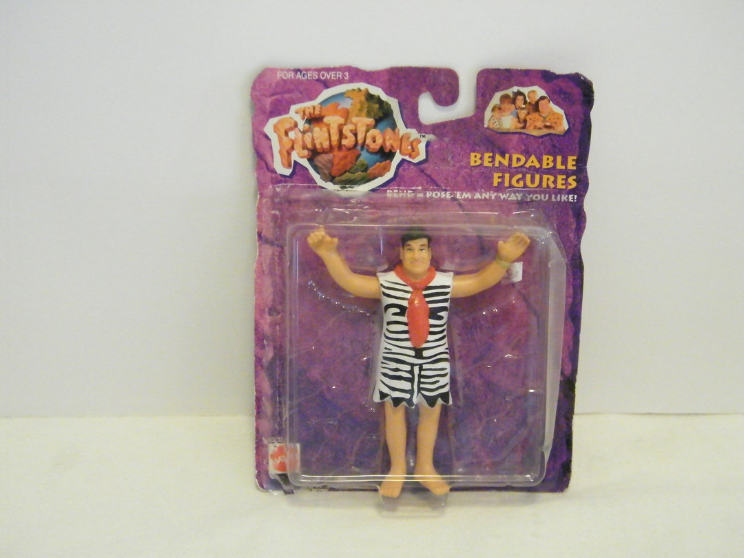 Fred Flintstone Toy by Mattel, Vintage Bendable Posable 1993 ...