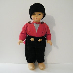 German Character Walking Doll Composition Head Wood Body Legs, Rare ...
