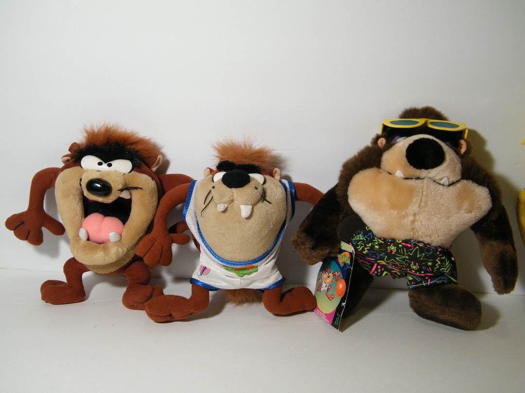 Choice Taz Plush Dolls, Vintage Pre Owned, Big Mouth Taz, Space Jam Taz ...