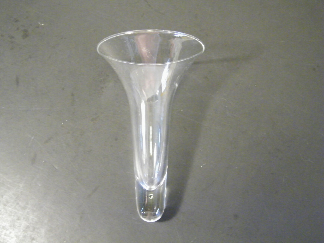 Antique Car Clear Bud Vase With Flared Top, Vintage Bouquet Holder for ...