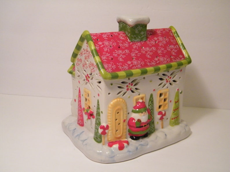 Temptations Gingerbread House in Winter Whimsy Pattern With - Etsy