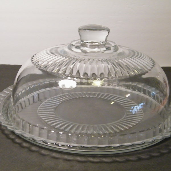 Glass Cake Plate - Etsy