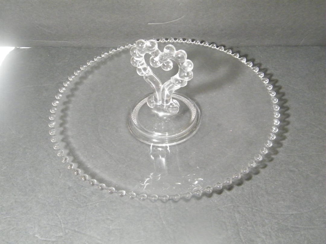 Large Candlewick Serving Tray by Imperial Glass 1940s to 1950s, Vintage ...