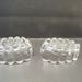 2 Princess House Crystal Buffet Silverware Caddies, Vintage Pattern 438 ...