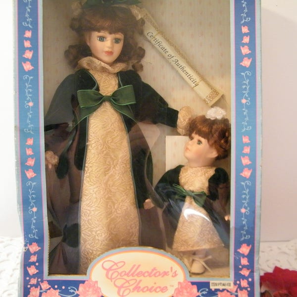 Mother and Daughter Dolls - Etsy