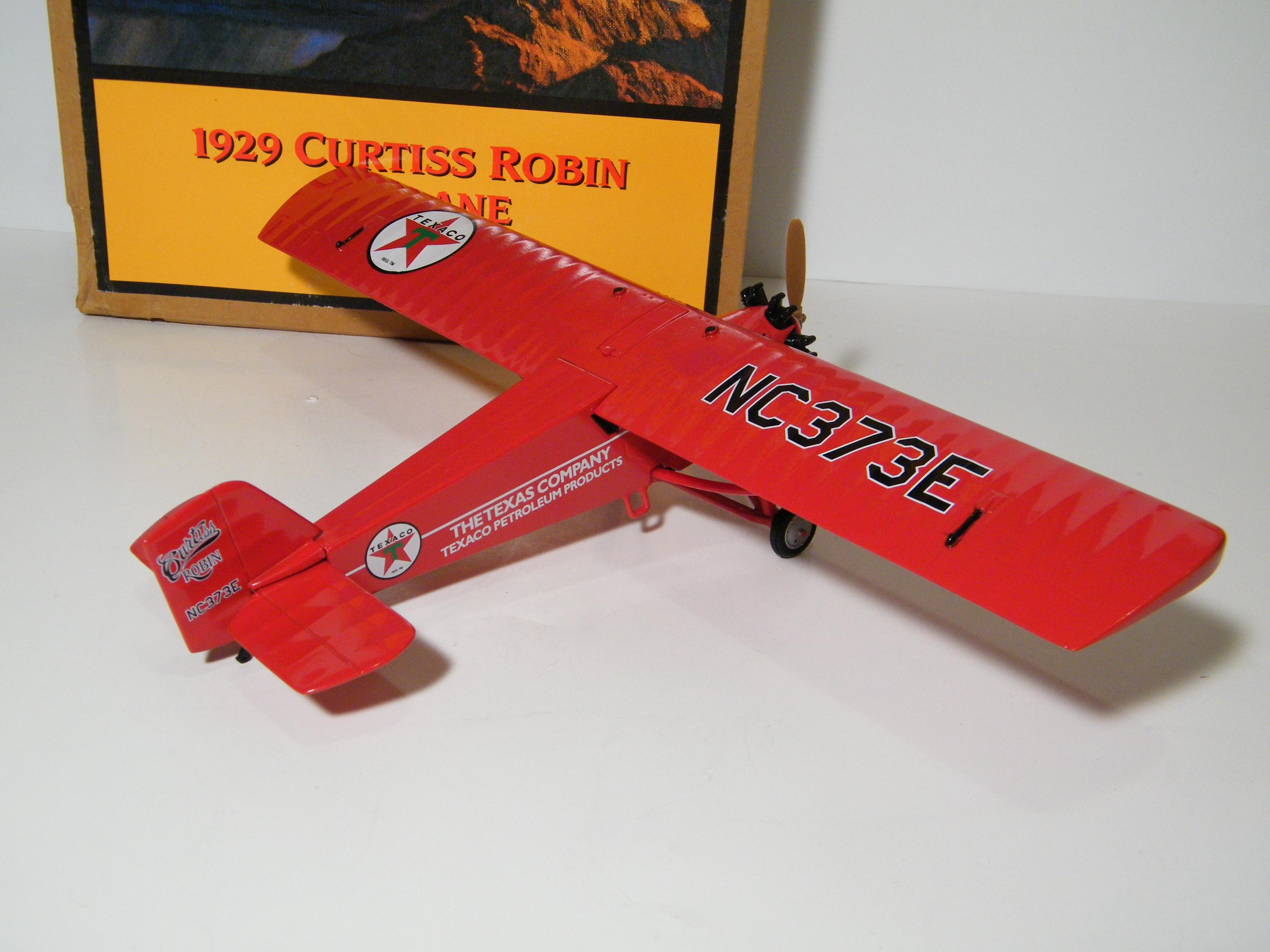 1929 Curtiss Robin Airplane Coin Bank by ERTL in the Wings of Texaco ...