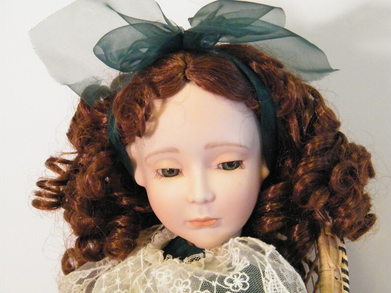 Vintage Porcelain Doll Alexandra From Cross Stitch Collection by Ashton ...