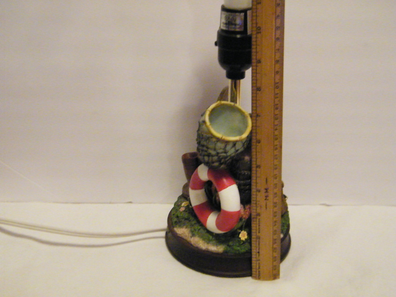 Gone Fishing Table Lamp Without Shade Vintage Fishing Themed - Etsy