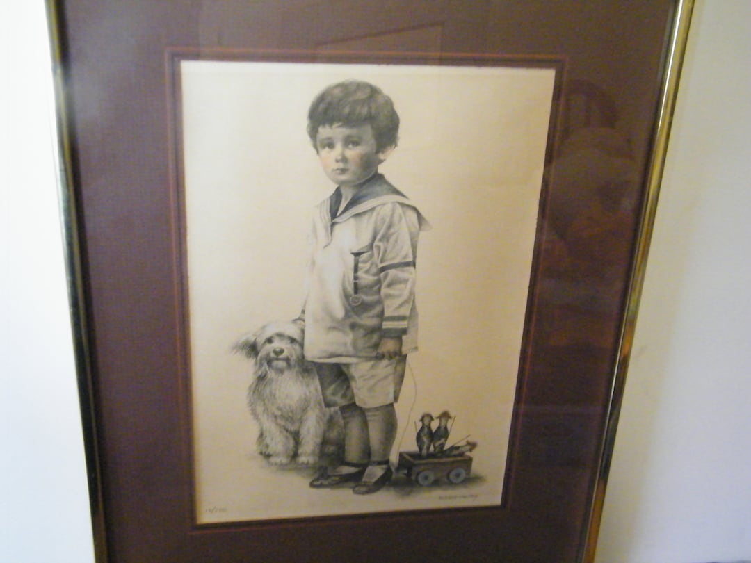 Robert Gentry Original Drawing Little Sailor Numbered 12 of 150 ...