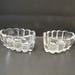 2 Princess House Crystal Buffet Silverware Caddies, Vintage Pattern 438 ...