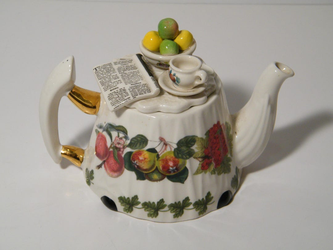 Portmeirion Tabletop Mini Teapot in Like New Condition, Vintage 6 Ounce ...