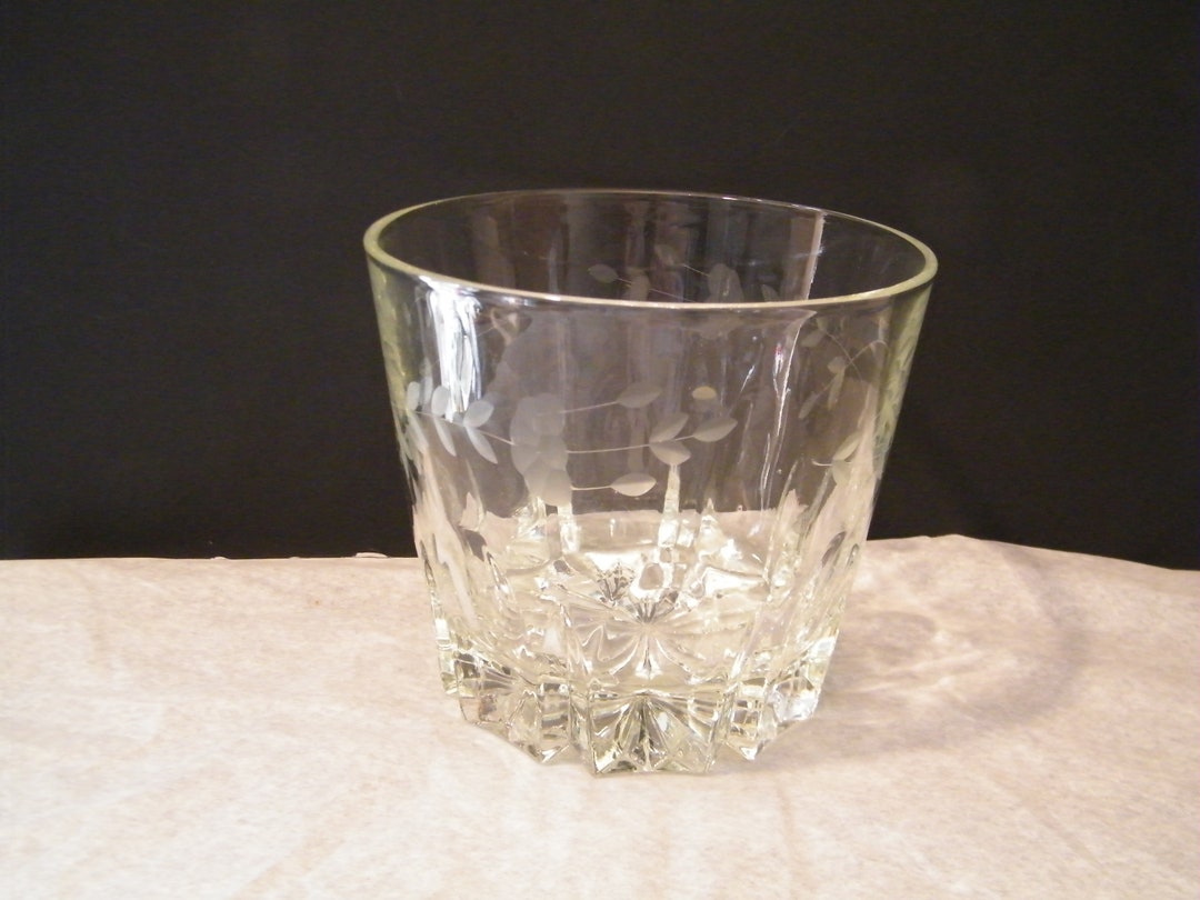 Princess House Cut Crystal Ice Bucket in Classic Heritage Pattern ...