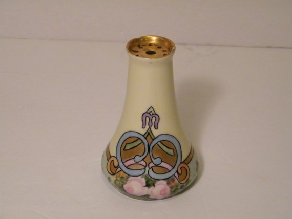 Antique Bavarian Hat Pin Holder with Hand Painted Des… - Gem