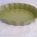 Vintage Stoneware Casserole Dish Made in Portugal by Cerutil, Green ...
