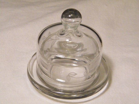 Heritage Collection Cheese Dish Vintage Princess House Covered Glass ...