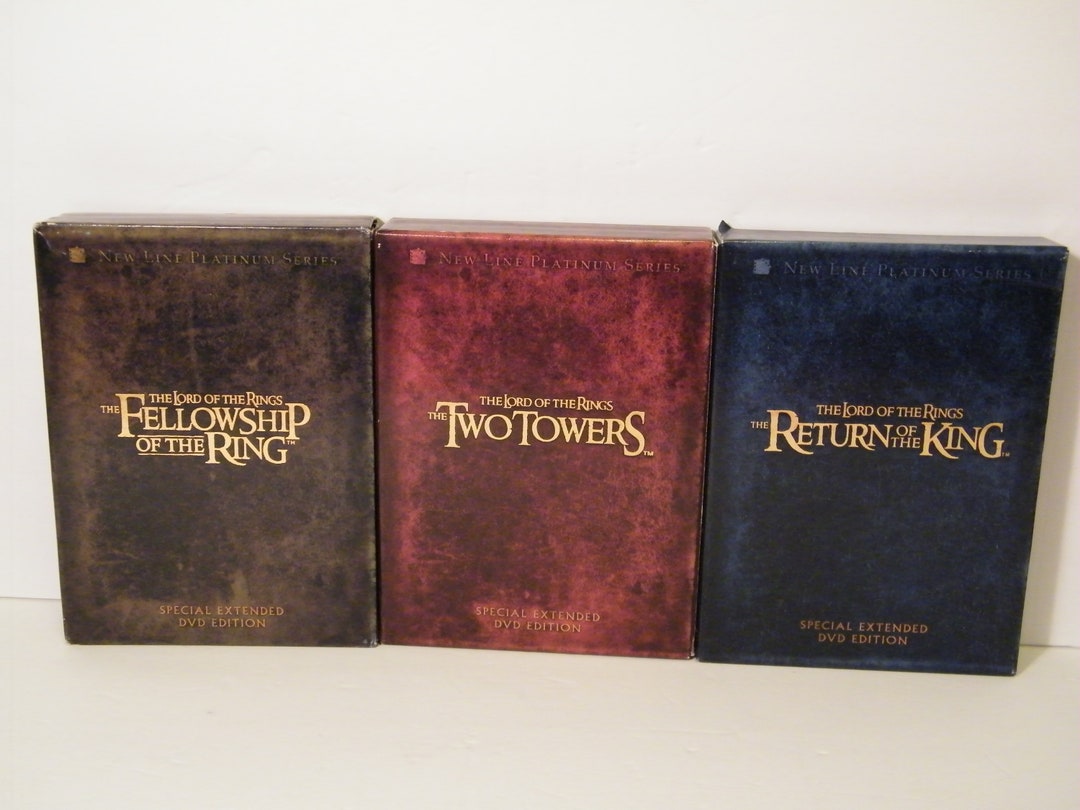 Lord of the Rings Special Edition DVD Collection Includes - Etsy
