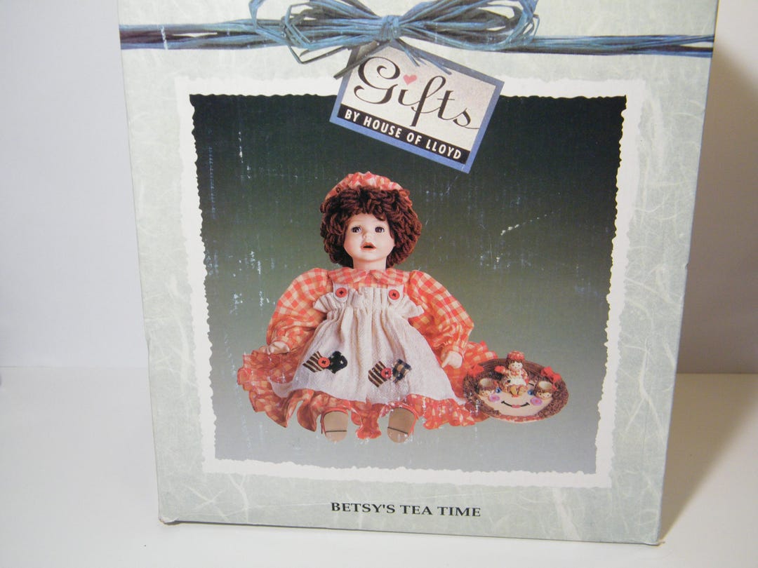 Betsy's Tea Time DOLL in Original Box With COA Missing Tea Plate ...