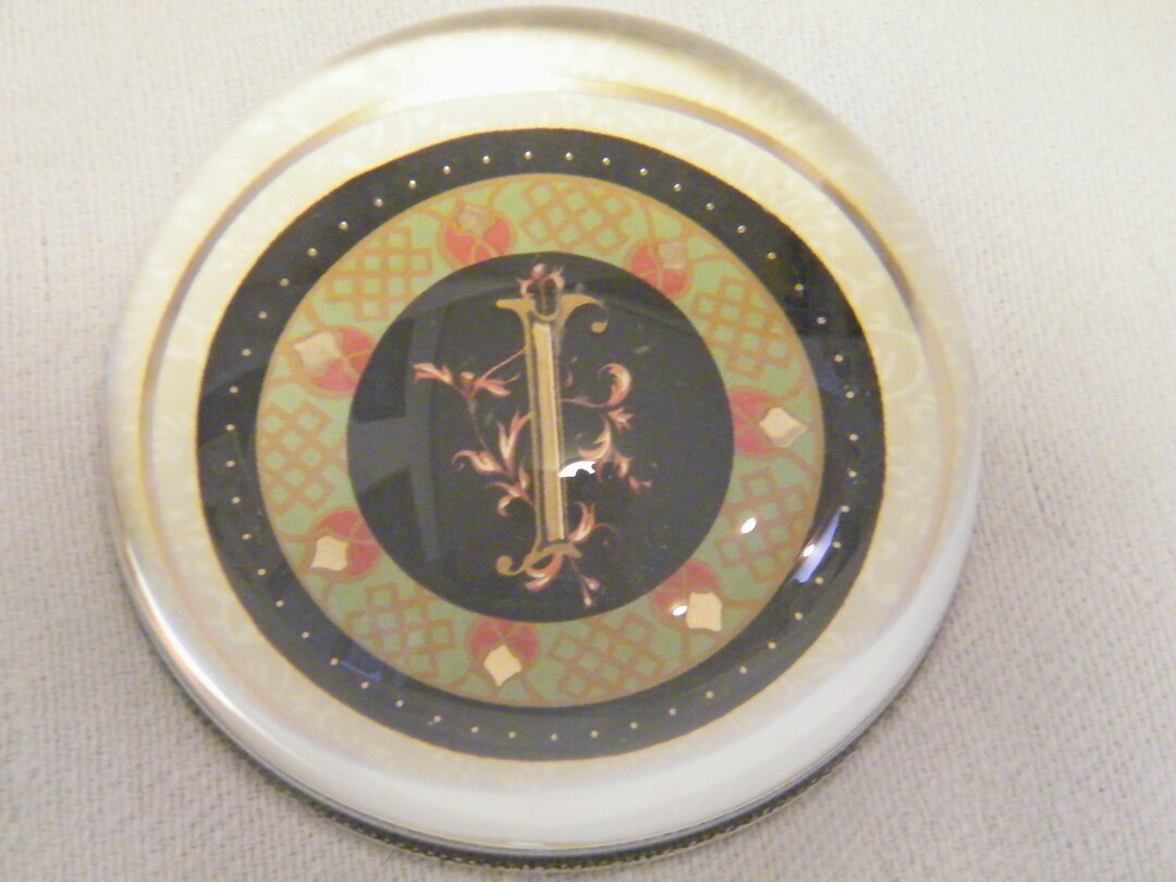 French Crystal Paperweight From Punch Studios France Vintage ...