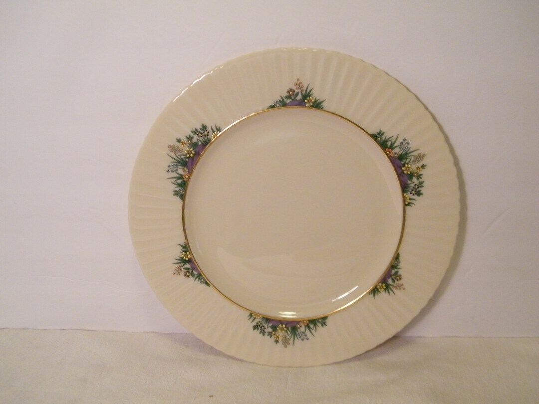 Lenox Rutledge Gold Stamp Dinner Plate F 303 Pattern, Vintage Dinner ...