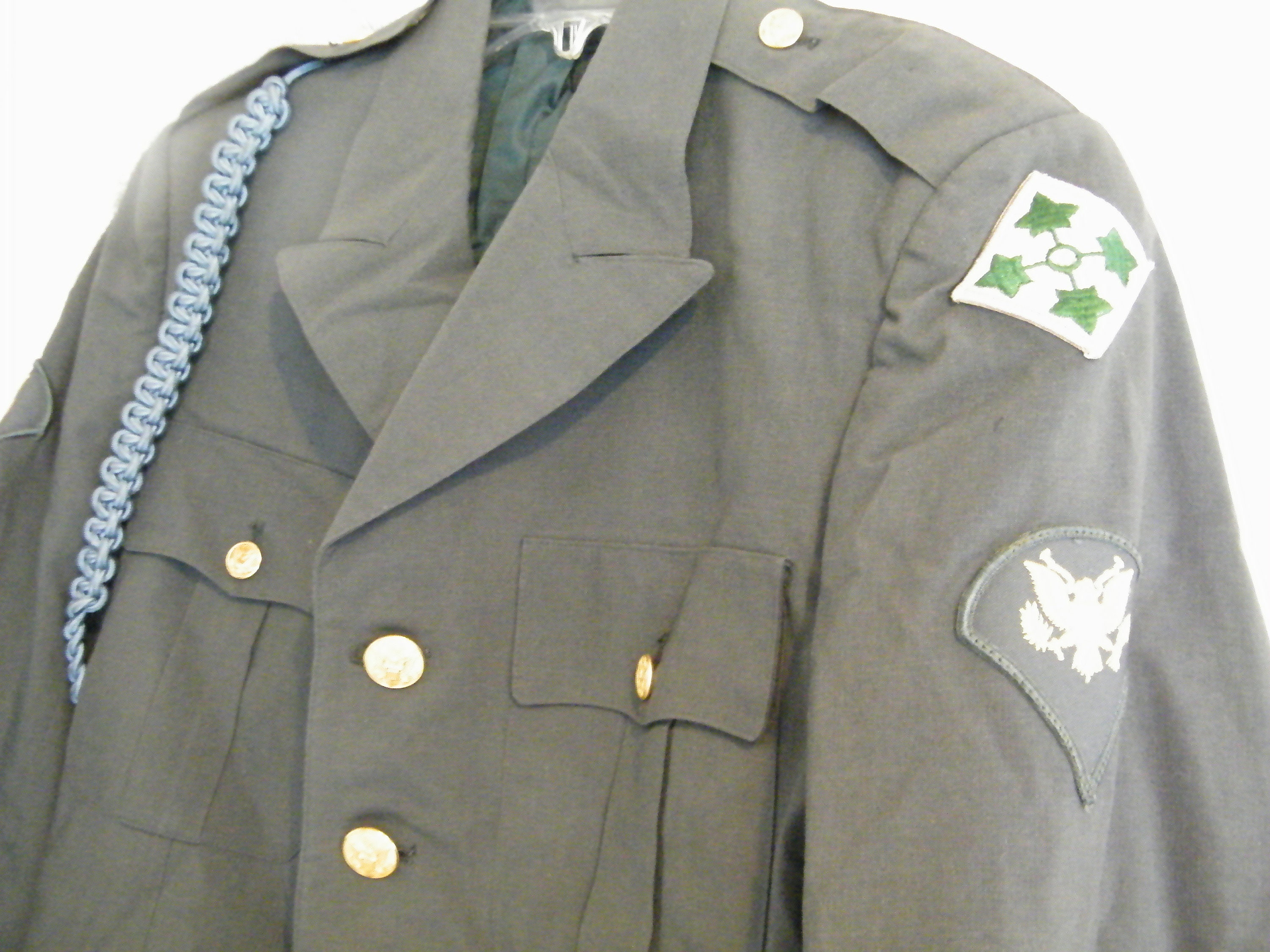 Vintage US Army Uniform Jacket With Patches, Infantryman Dress Jacket ...