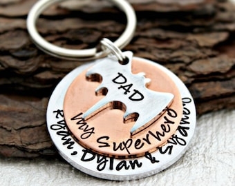 Best Dad Keychain I Love You Charm Personalized Keychain - Etsy