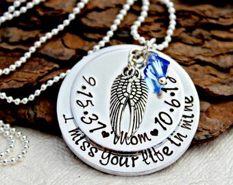 Memory Necklace Forever in My Heart Loss of a Loved One - Etsy