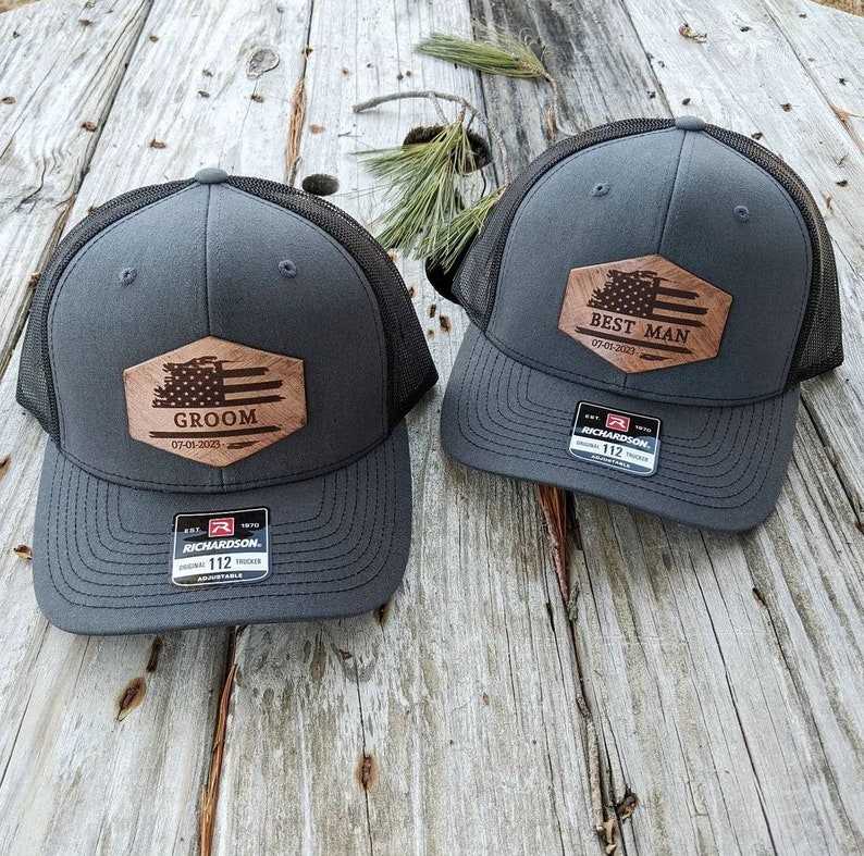 Best Man Hat Custom Richardson Hat American Hat Groomhat - Etsy