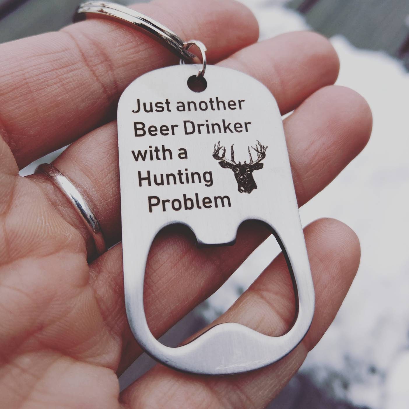 Custom Keychain Personalized Bottle Opener Anniversary Gift | Etsy