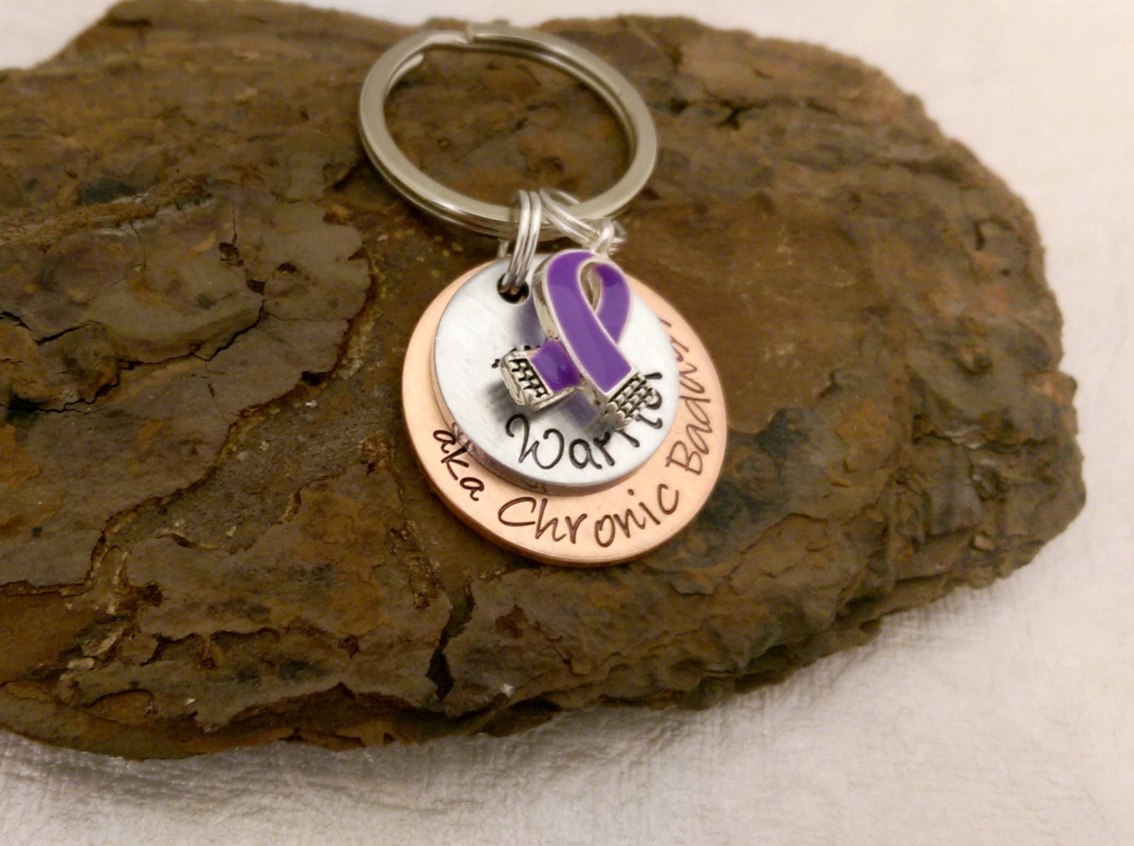 Cystic Fibrosis Keychain CF Warrior Keychain Cystic - Etsy