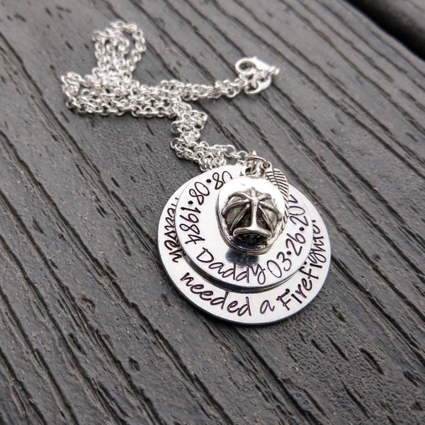 Firefighter Necklace - Etsy
