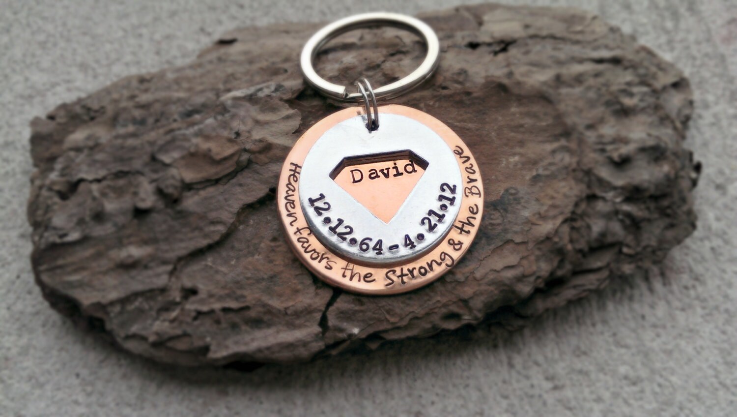 Personalized Memorial Keychain Military Memorial Loss of - Etsy