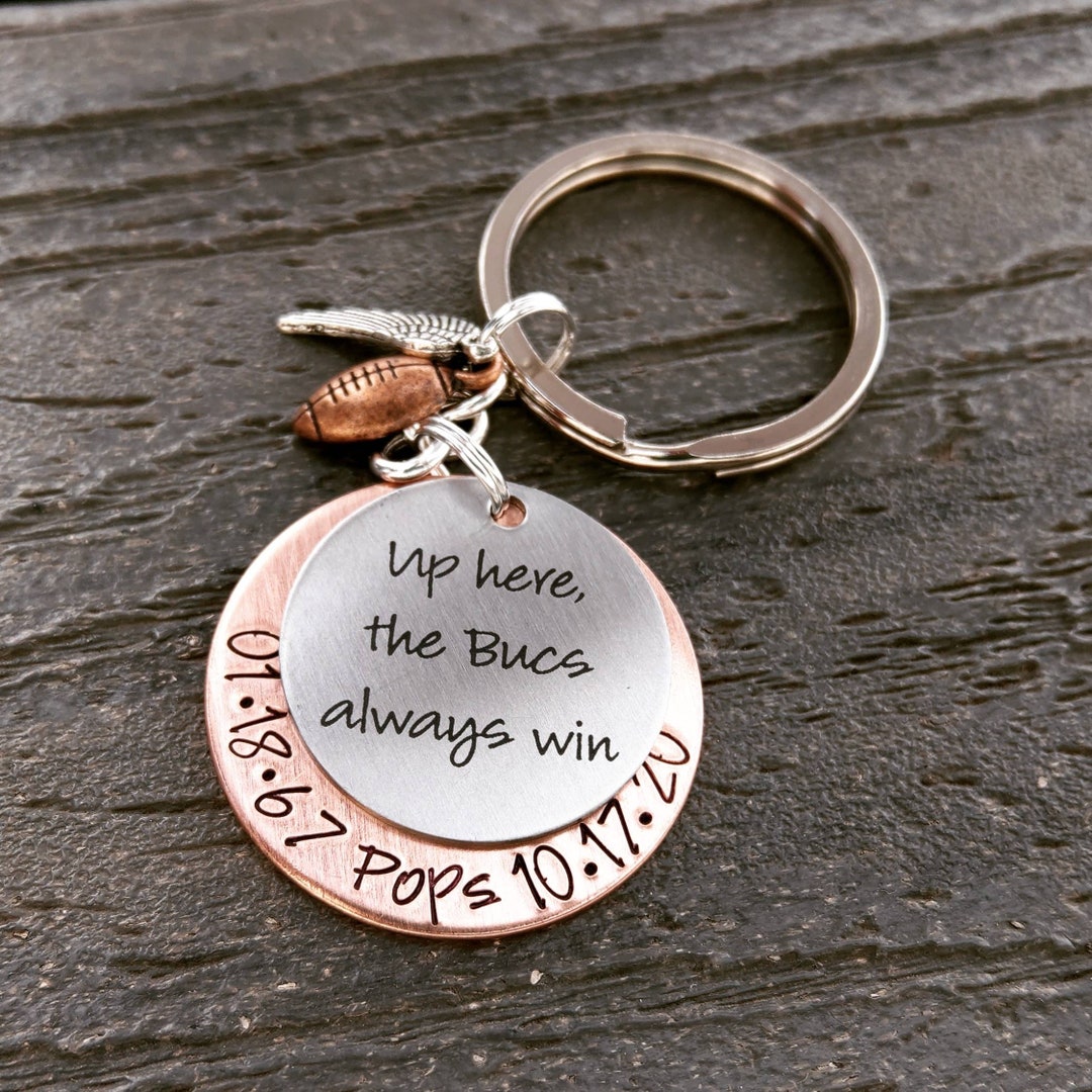 Memorial Keychain - Loss of Father - RIP Coach - Football Dad ...