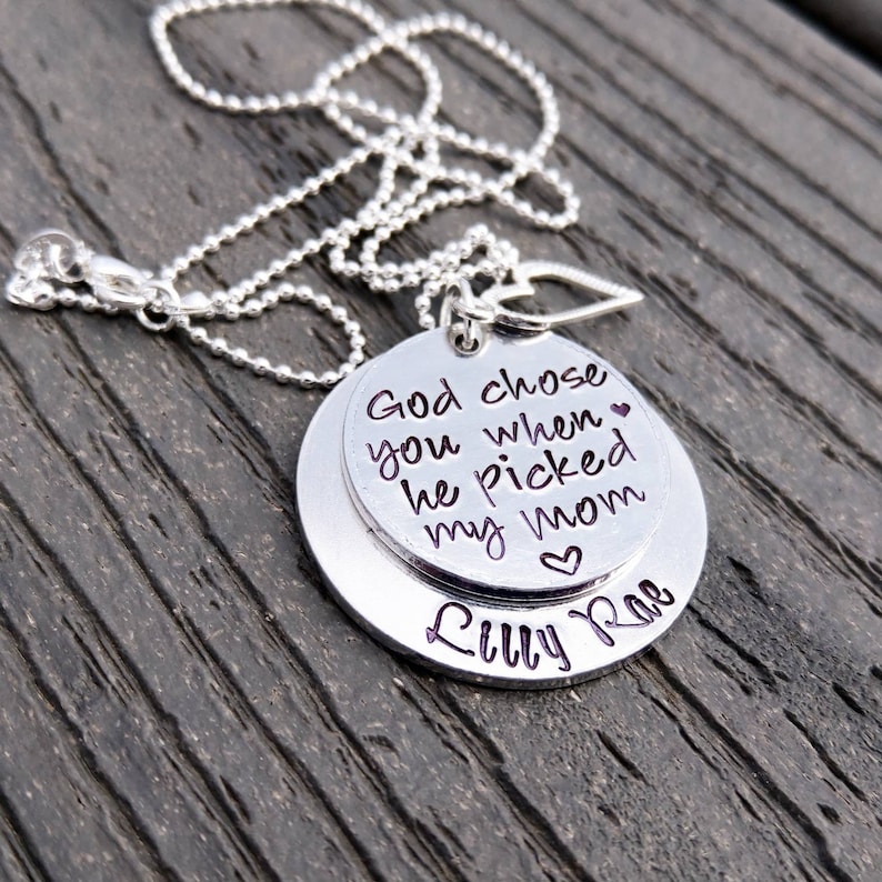 Personalized Mom Necklace Mommy Jewelry Step Mom Necklace | Etsy