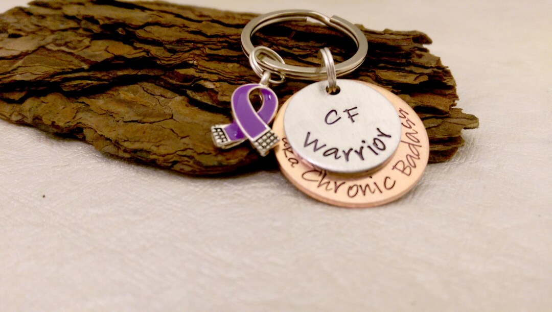 Cystic Fibrosis Keychain CF Warrior Keychain Cystic - Etsy