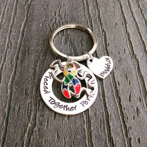 Autism Mom Keychain - Autism Keychain - Autism Awareness Keychain ...