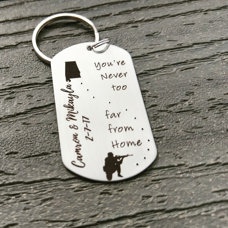 Boot Camp Graduation Gift Military Keychain PCS Gift - Etsy