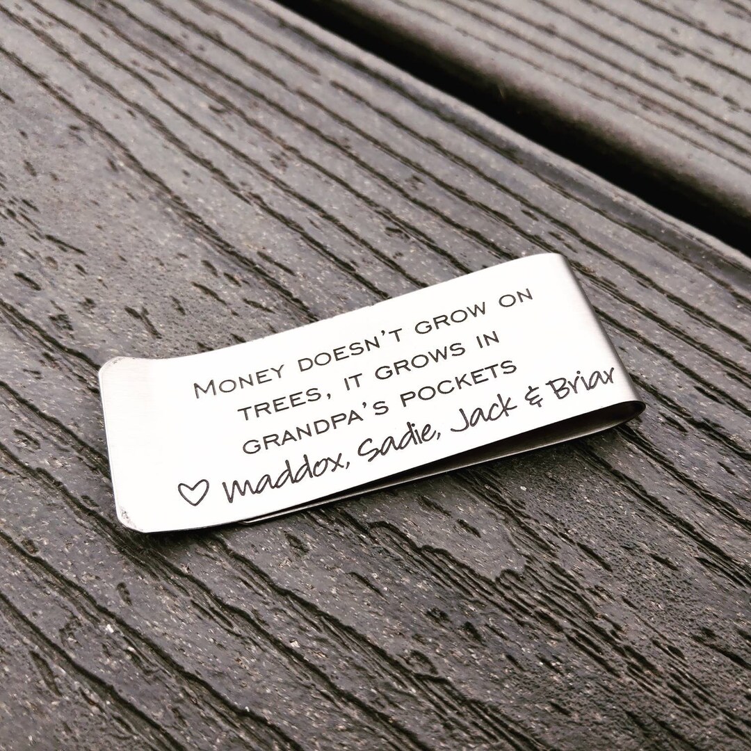Money Clip for Grandpa - Grandpa Gift - Father's Day Gift - Gift for ...
