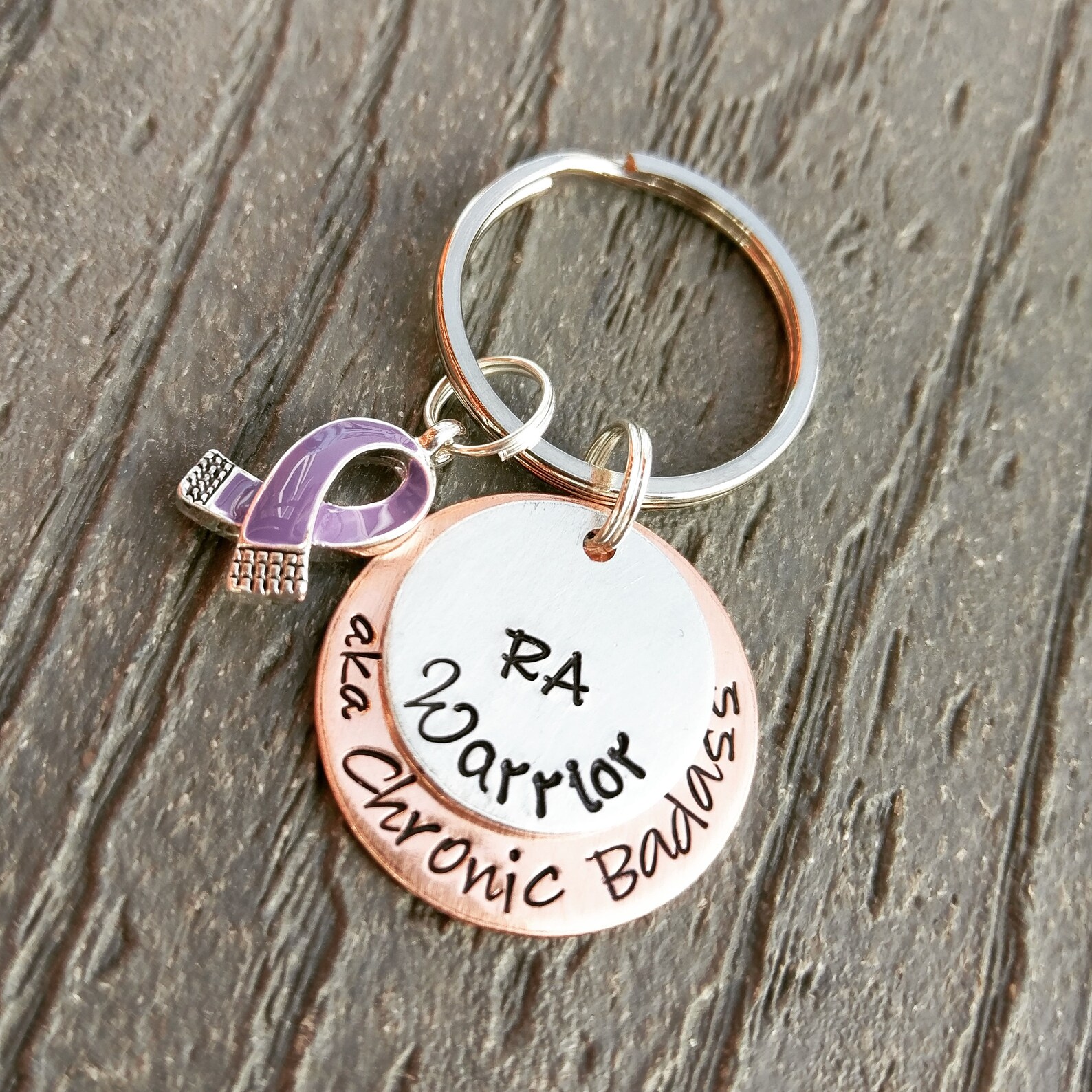 RA Keychain RA Warrior Keychain Rheumatoid Arthritis | Etsy